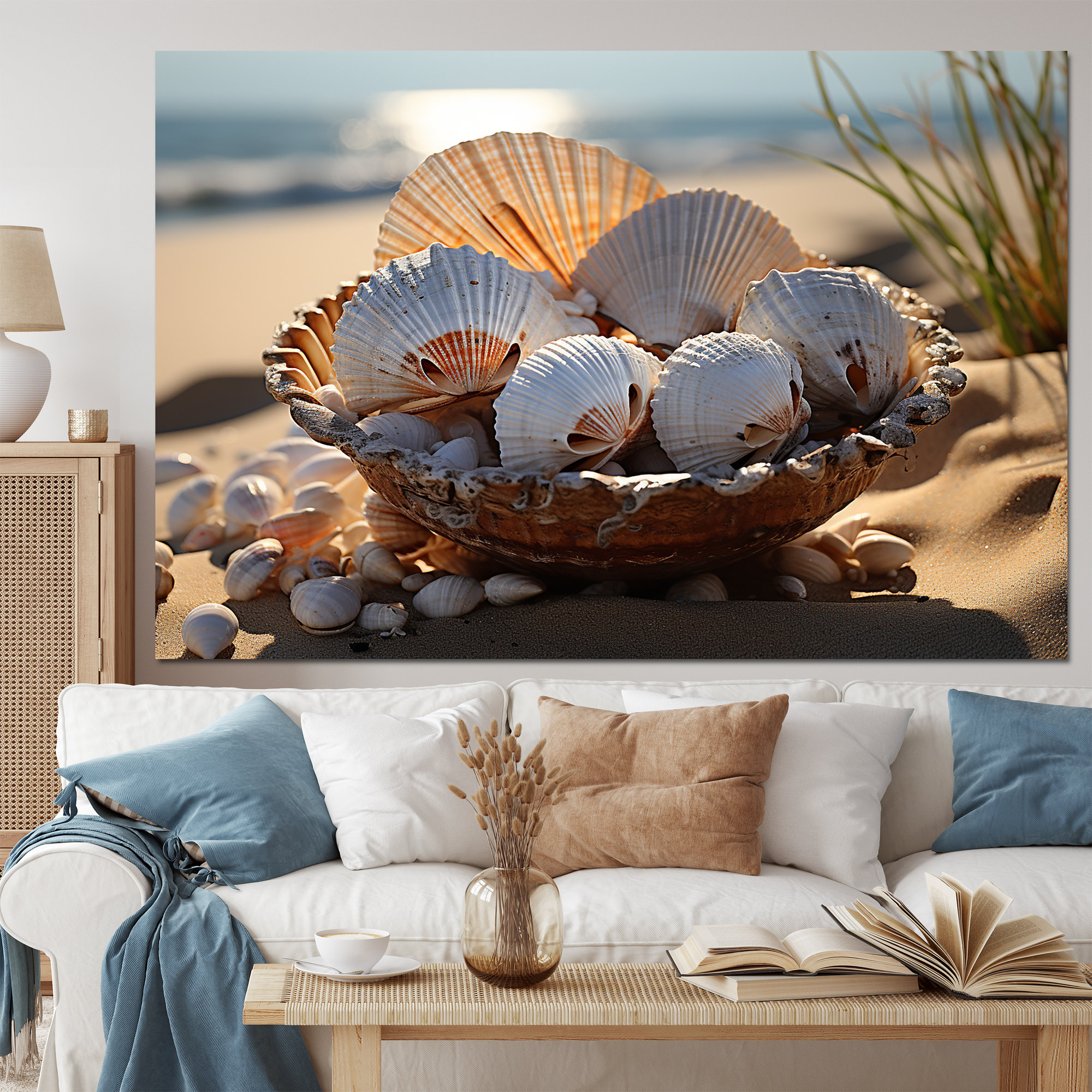 Rosecliff Heights Beach Photo Seashell Sonata I - Nautical & Beach ...