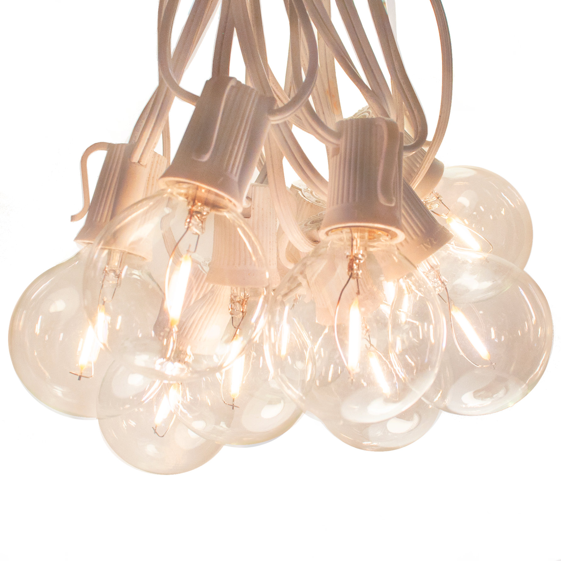 The Holiday Aisle® Hinman 25' Outdoor 25 - Bulb Globe String Light ...