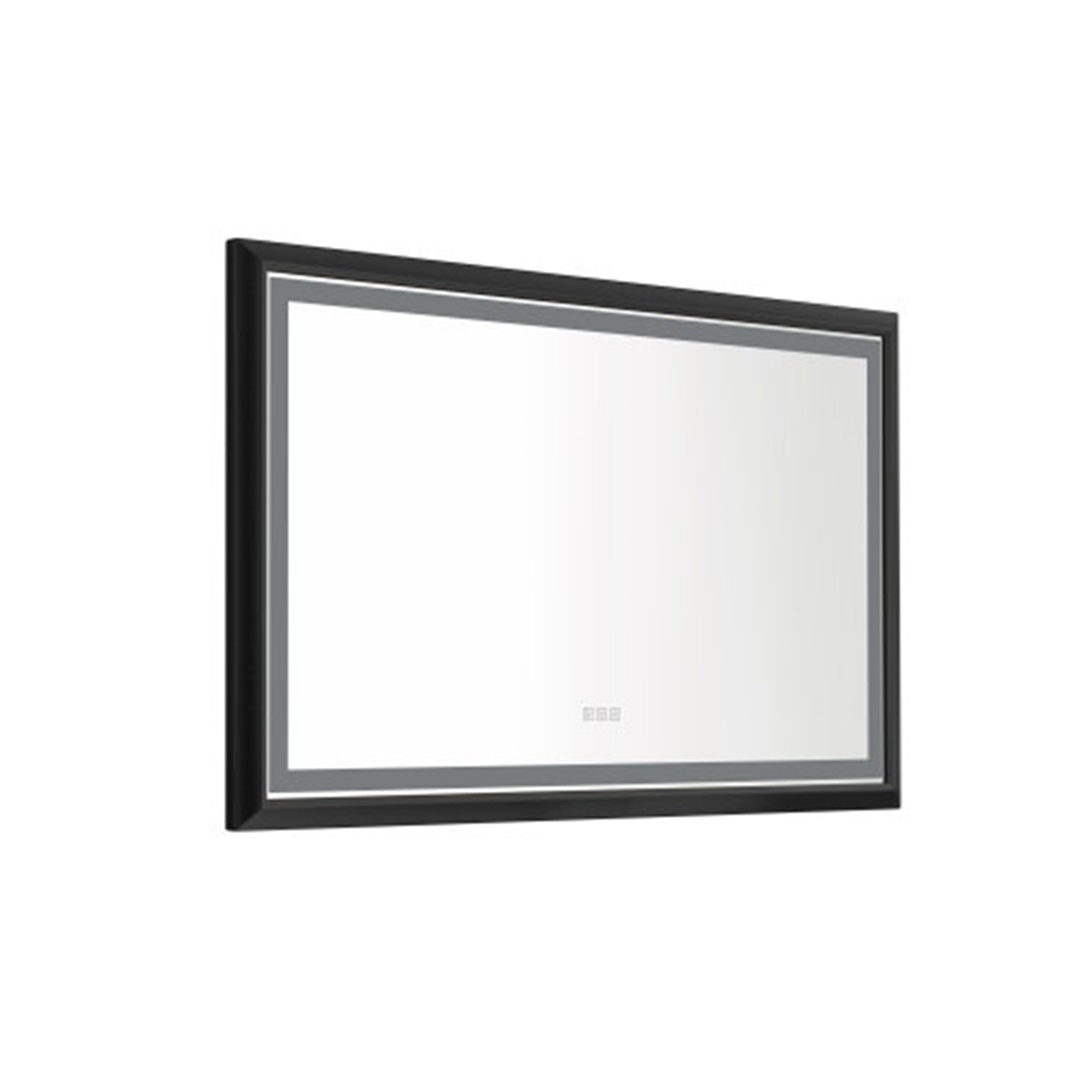 Brayden Studio® Framed Bathroom Mirror Square Wall-Mounted Material ...