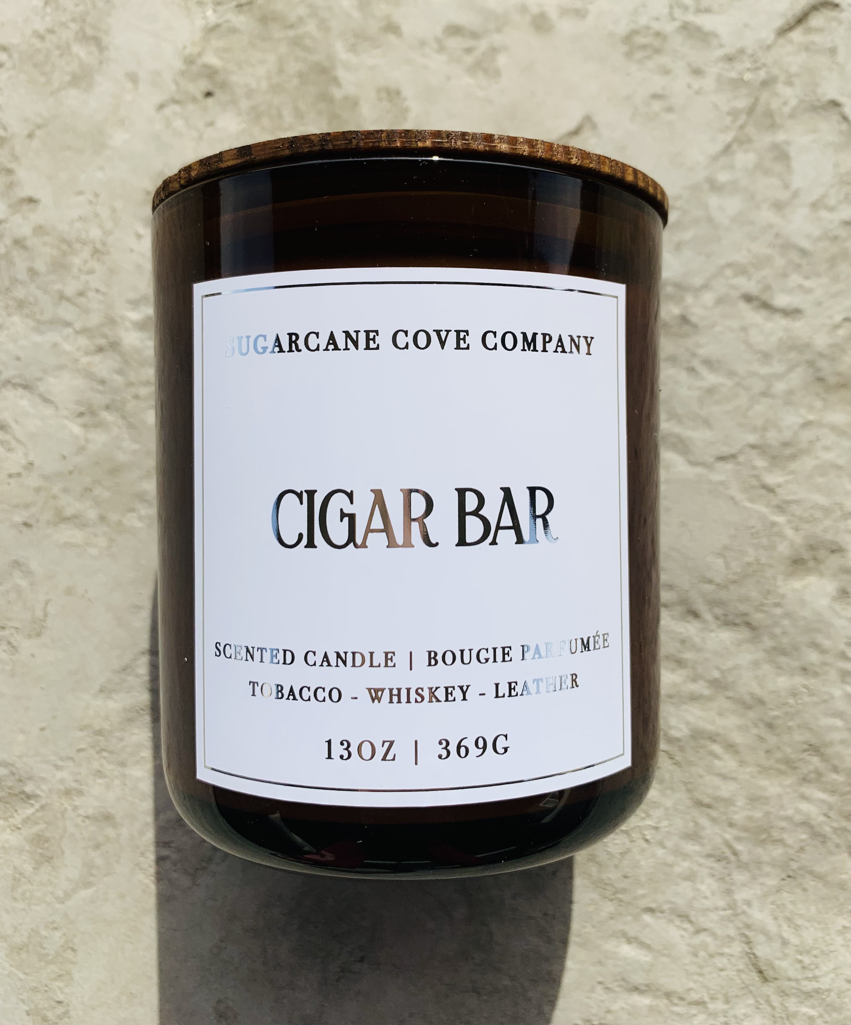 Sugarcane Cove Company Cigar Bar Scented Jar Candle - Wayfair Canada