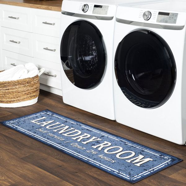 Trinx Graphic Machine Washable Laundry Mat & Reviews | Wayfair