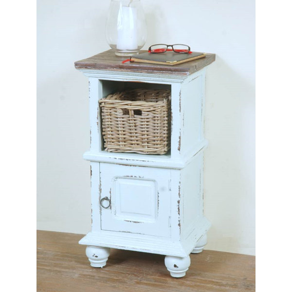 Tompkins Solid Wood End Table With Storage at Sherry Ramos blog