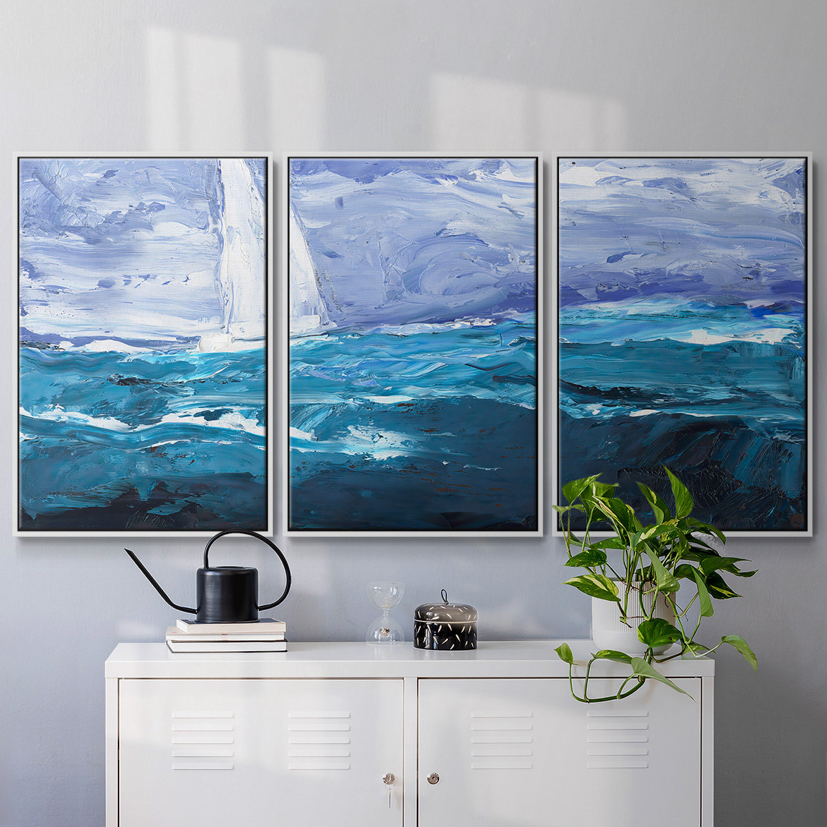 Highland Dunes Meet Me In Marrakech TP Framed On Canvas 3 Pieces Print ...