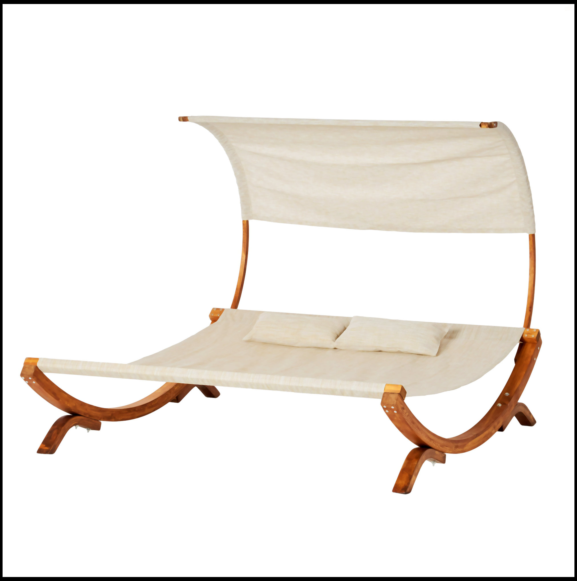 Red Barrel Studio® Sunbed With Canopy | Wayfair