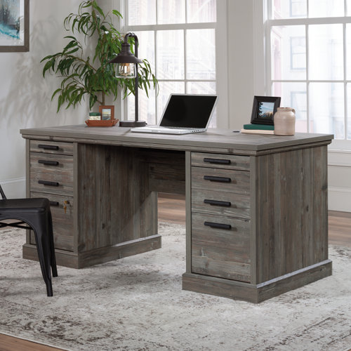 Upper Square™ Aspen Post Executive Desk & Reviews | Wayfair