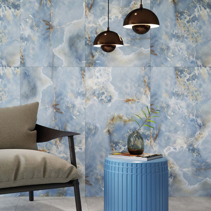 Direct Stone Source Polished 24" x 48" Porcelain Marble Look Tile | Wayfair