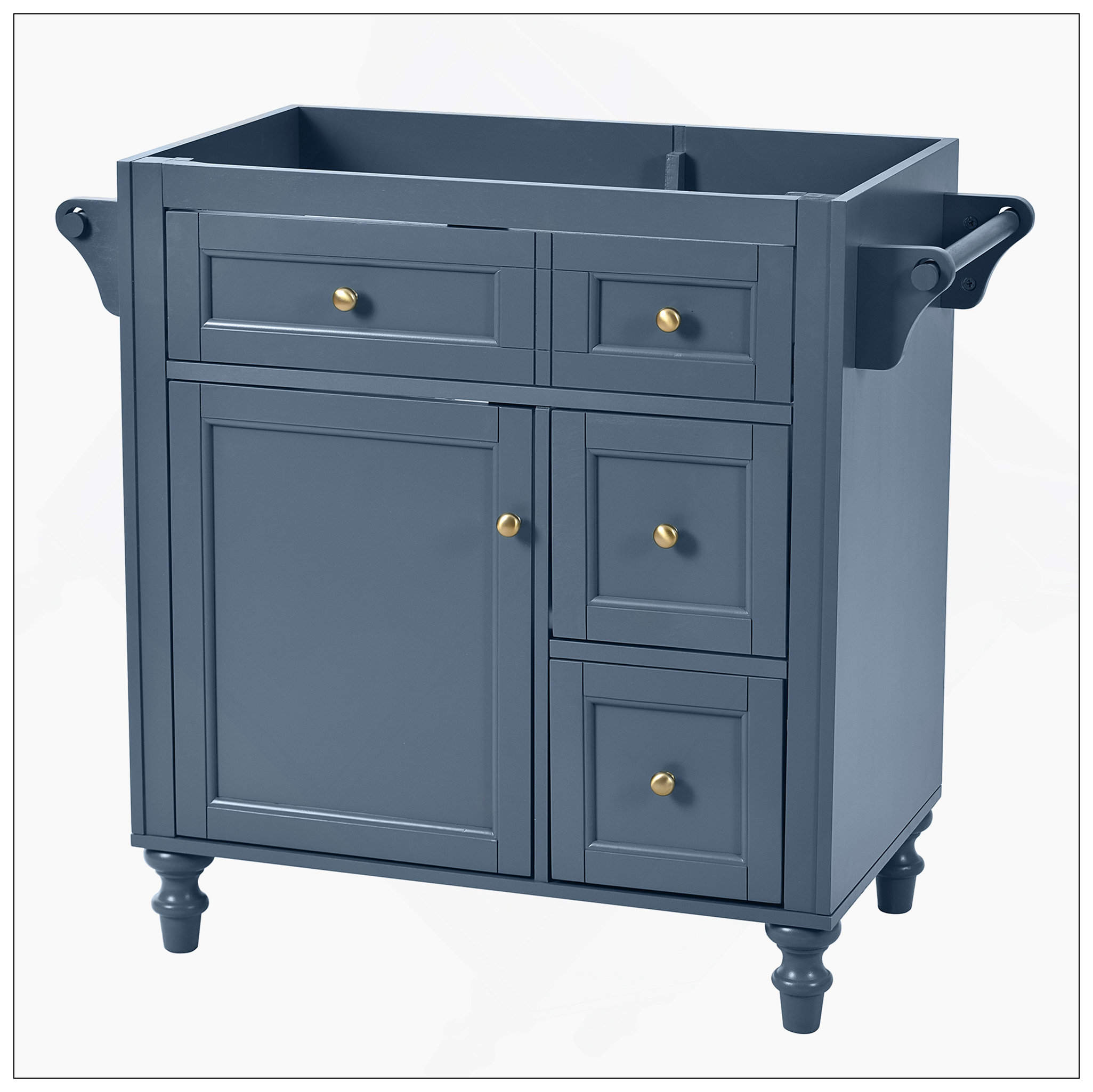 Charlton Home® Modern 30'' Bathroom Vanity Without Top Sink, Modern ...