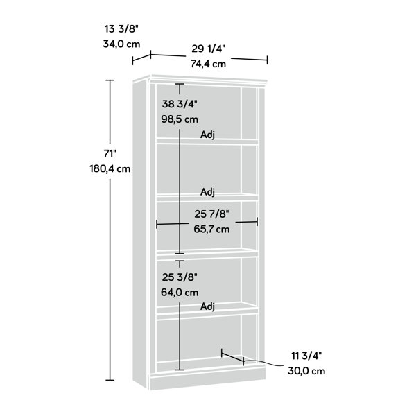 Union Rustic Alide 71.81" H x 29.29" W Standard Bookcase & Reviews ...