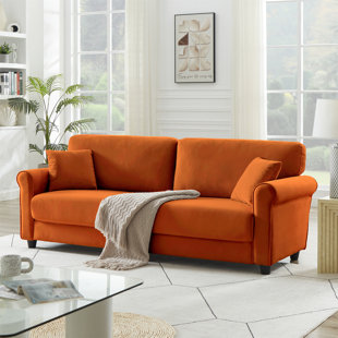 Orange Sofas You'll Love | Wayfair