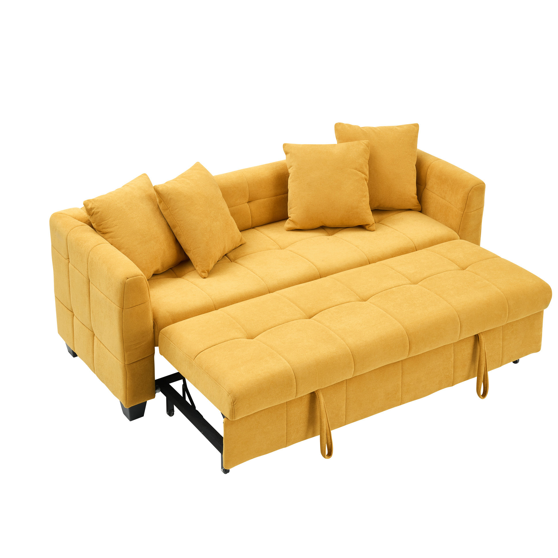 George Oliver Fashionable Yellow With Extendable Function, High Foam ...