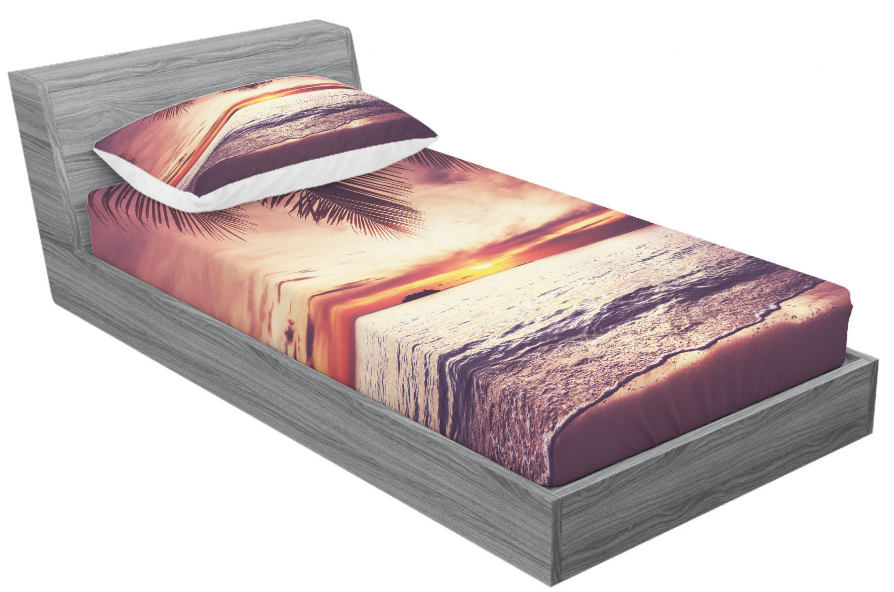 Ambesonne Palm Tree Sheet Set | Wayfair