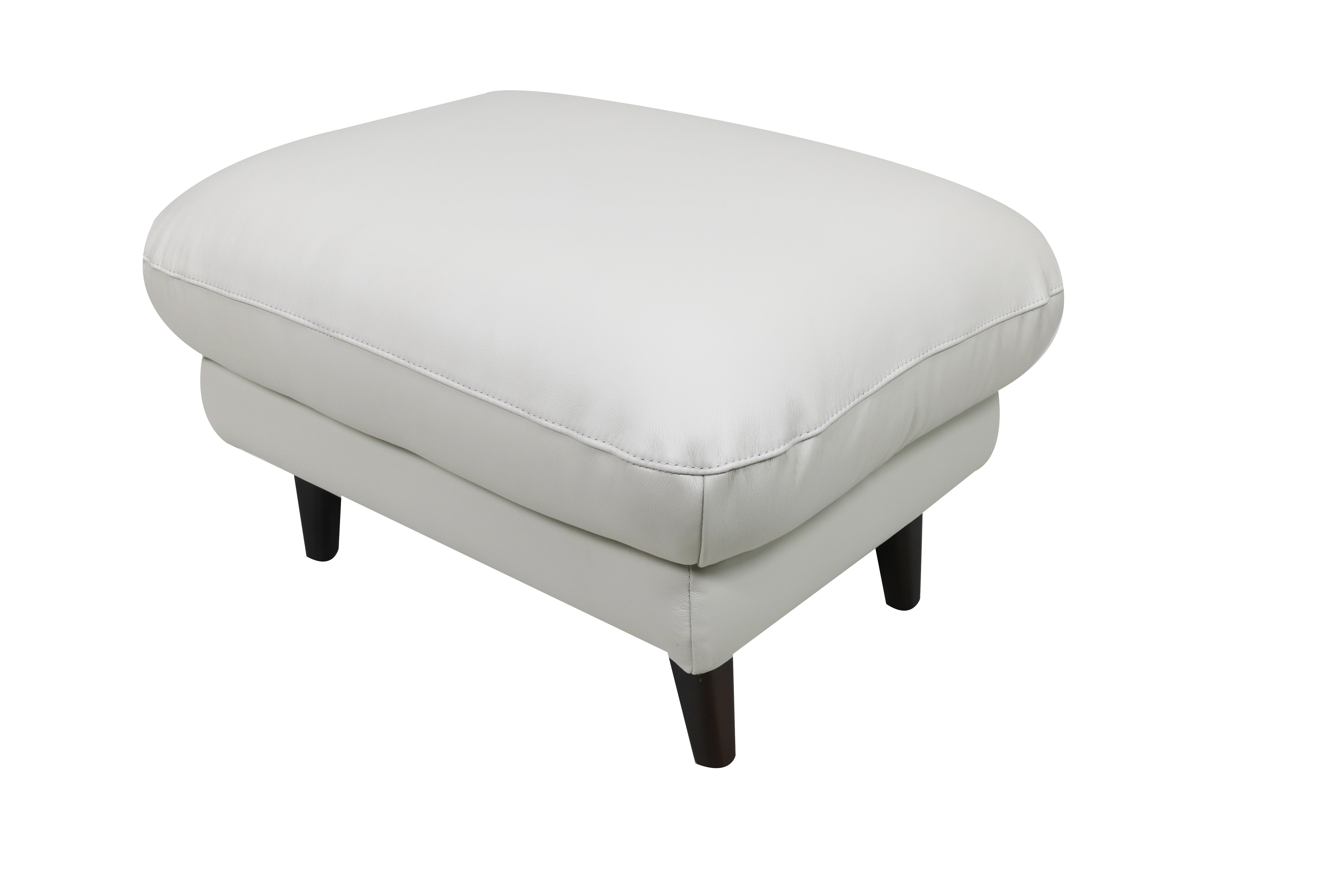 Corrigan Studio® Genuine Leather Ottoman - Mami Collection 29" | Wayfair