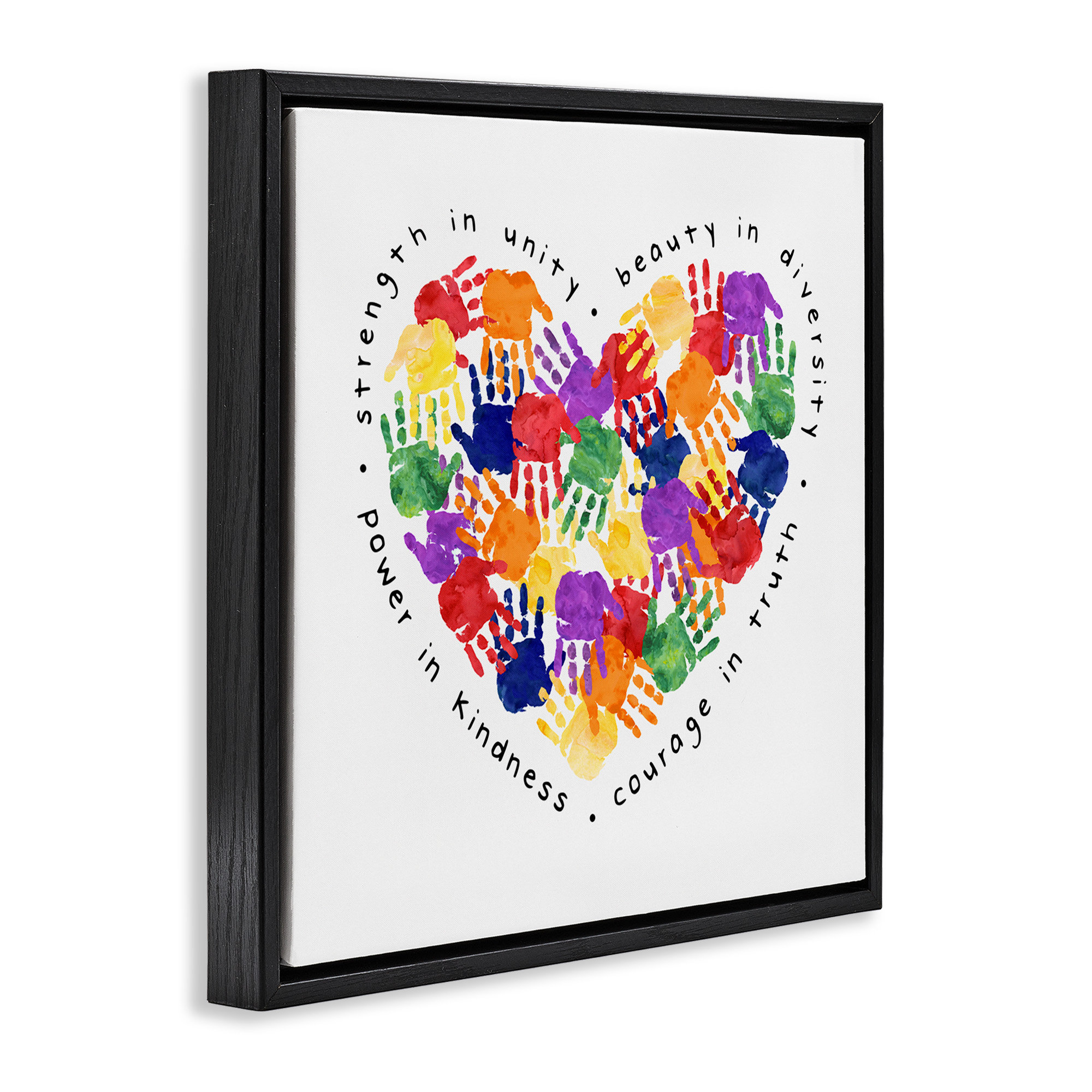 Trinx Strength In Unity Handprint Heart | Wayfair