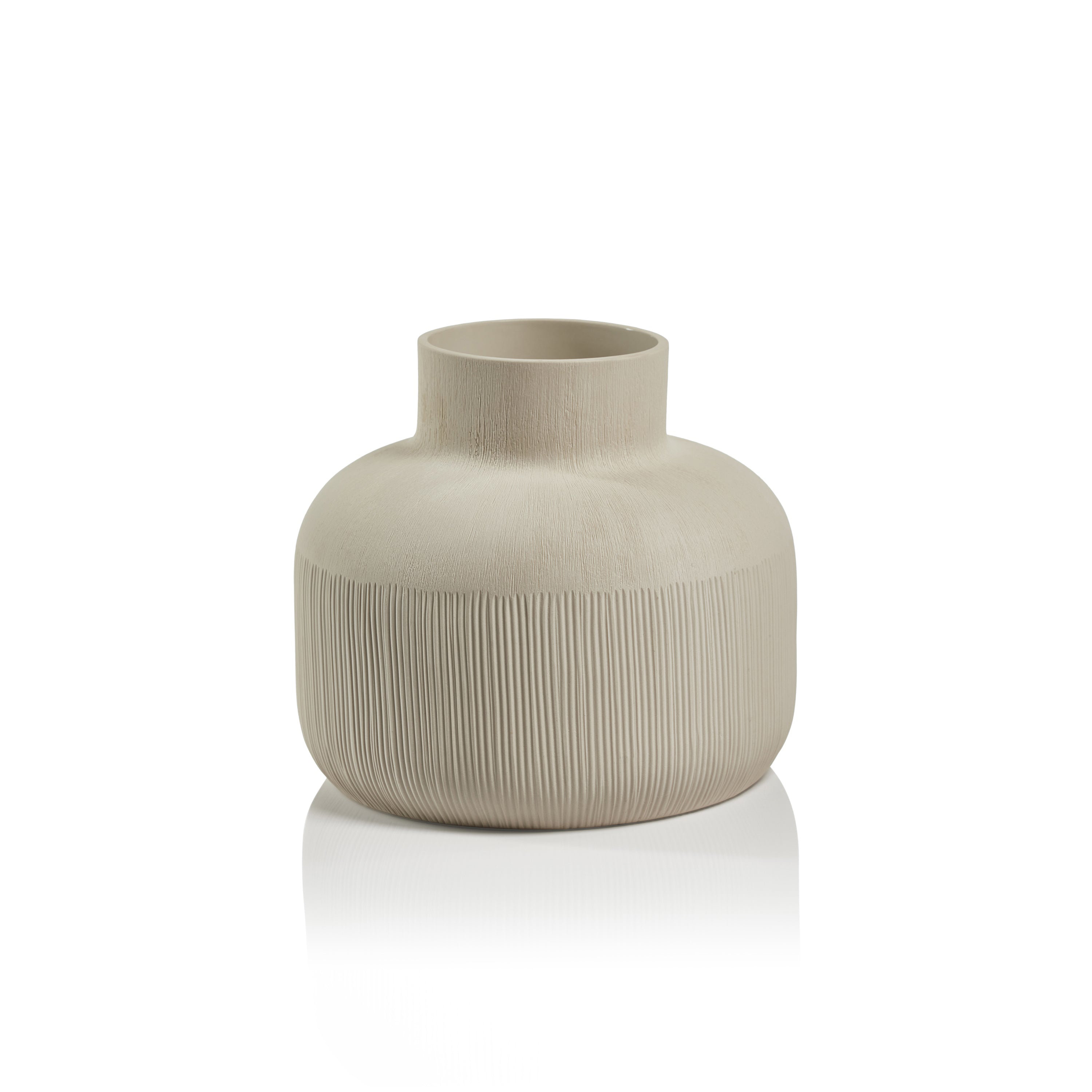 Zodax Declan Ivory Porcelain Vase | Wayfair