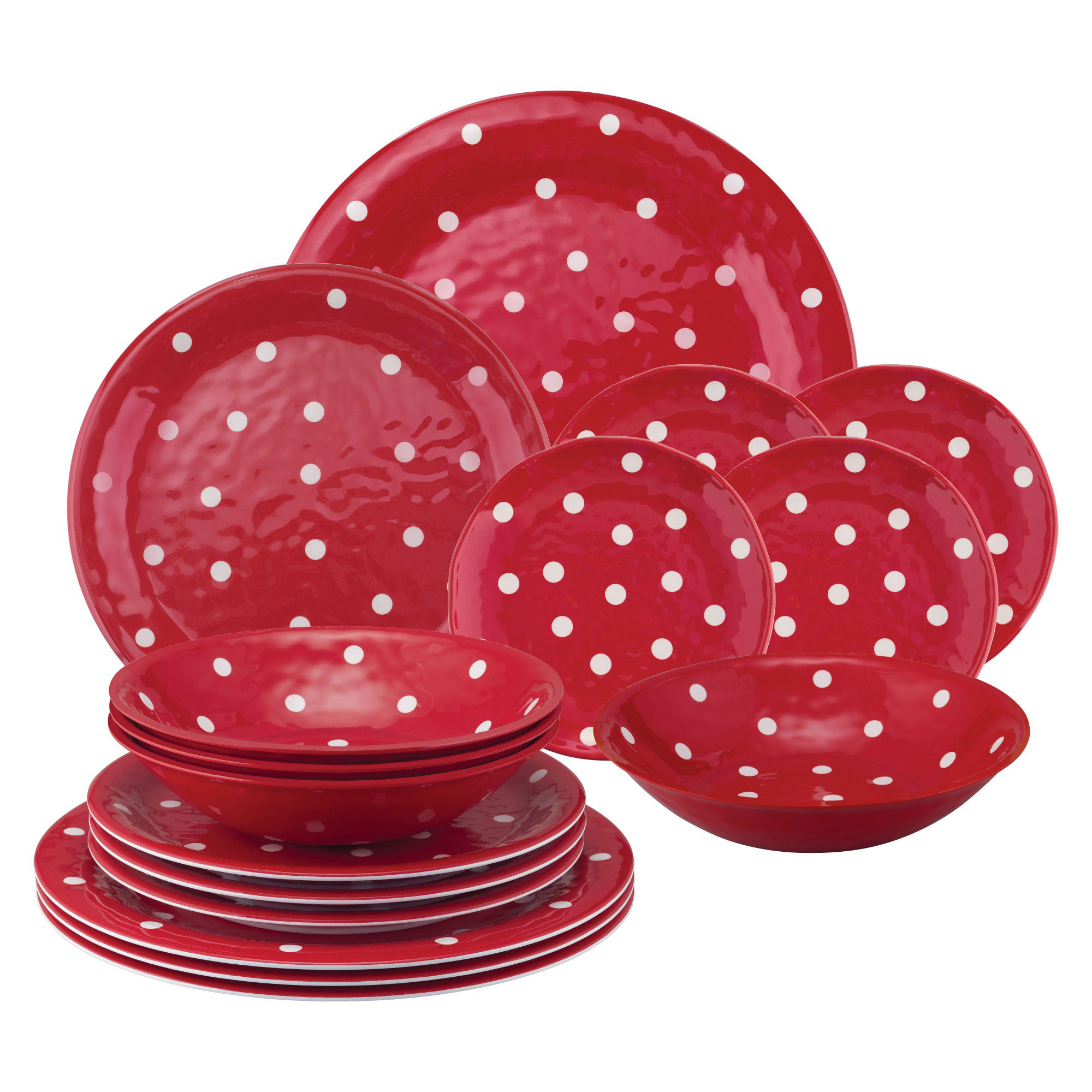 Red Barrel Studio® Bhudhashen 16 Piece Melamine Dinnerware Set, Service ...