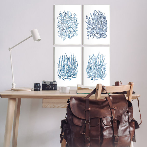 Stupell Industries " Mixed Herbs Botanical Plants " by Laura Marr 4 ...