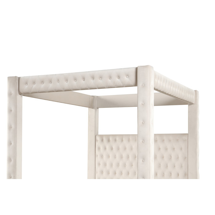 House of Hampton® Janeece Upholstered Canopy Bed | Wayfair