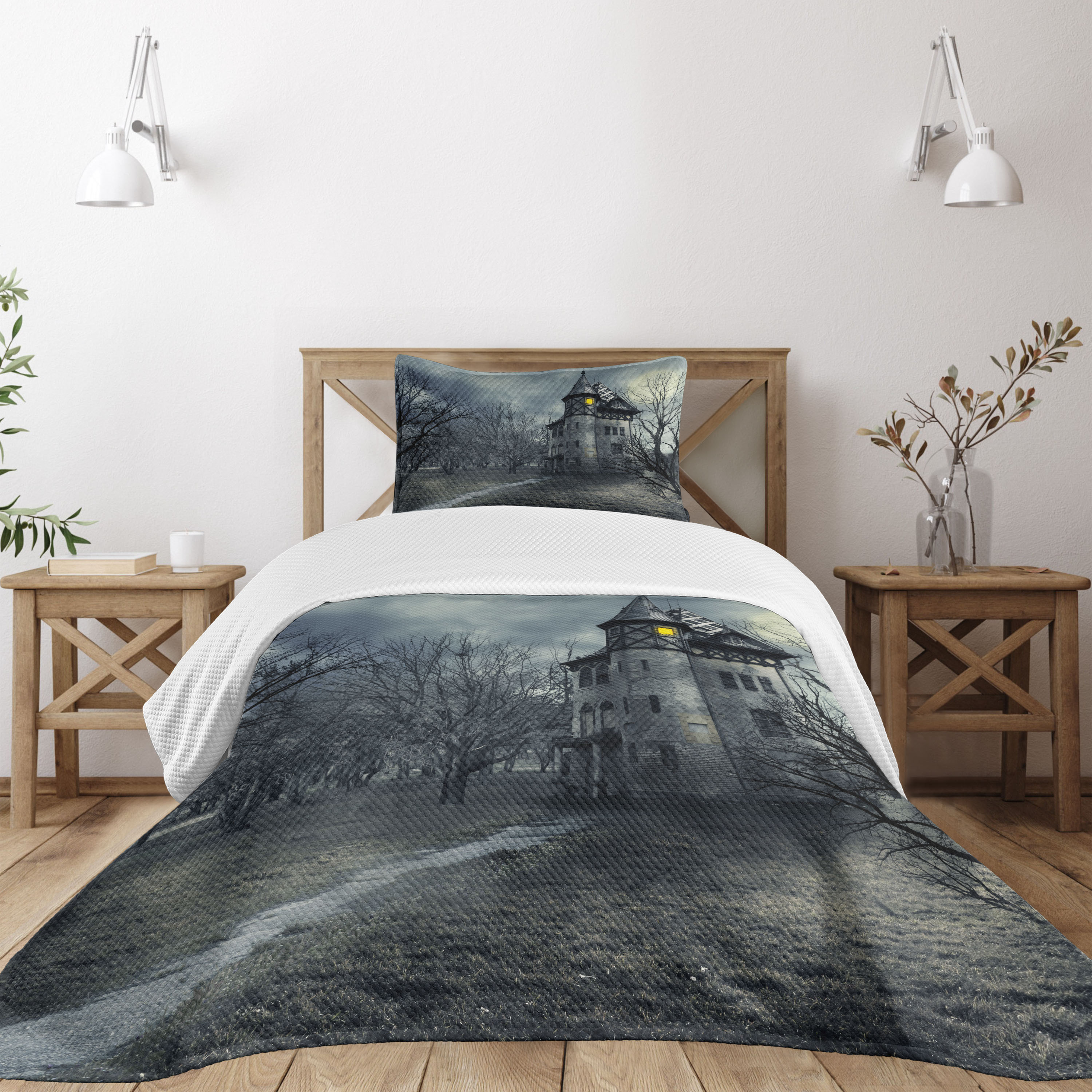 Ambesonne Halloween Bedspread Gothic | Wayfair