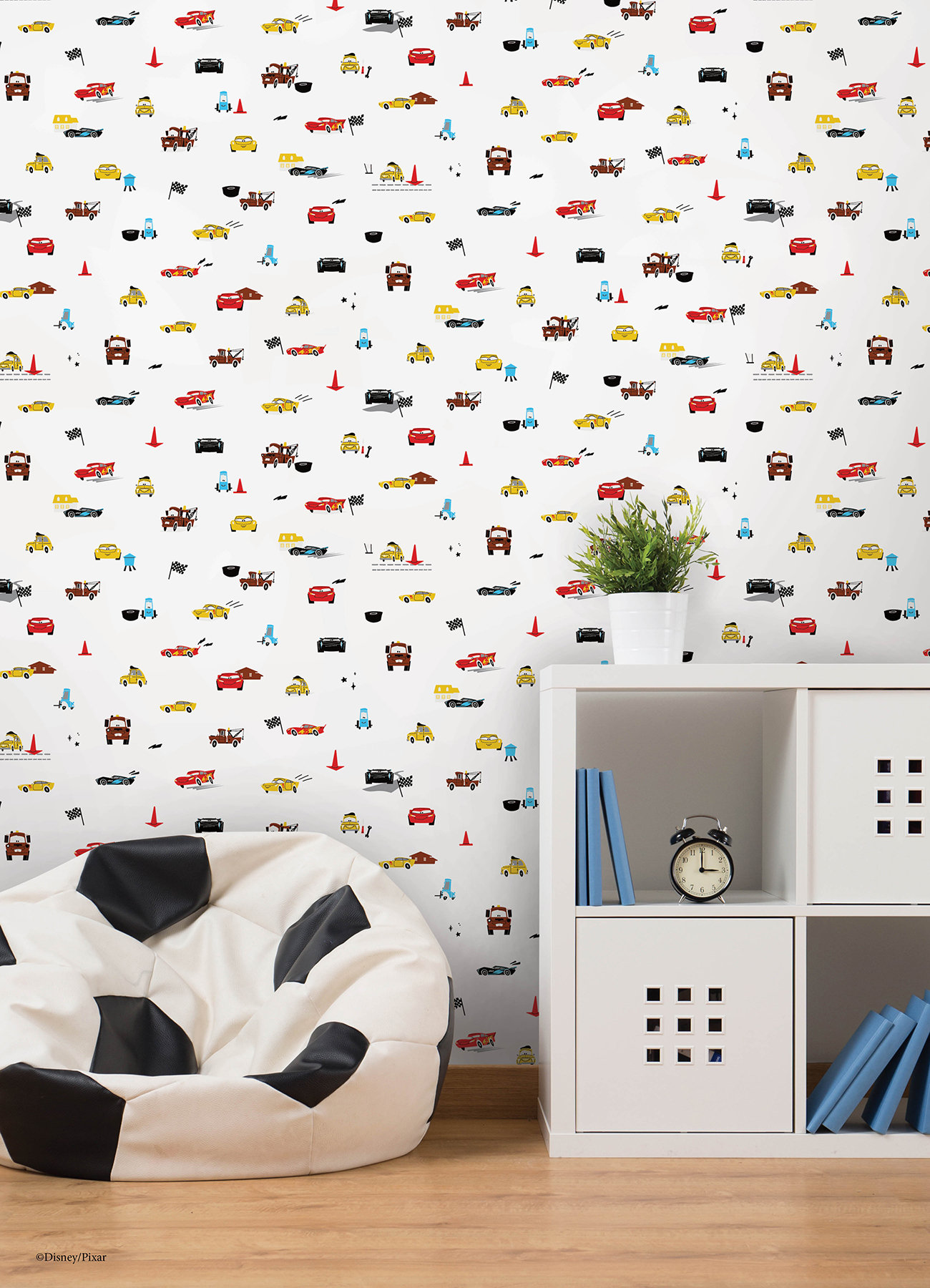 Room Mates Disney and Pixar Cars Racing Peel and Stick Wallpaper ...