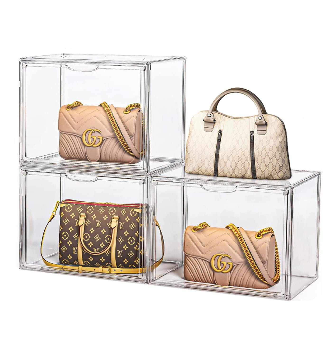 Rebrilliant Closet Organizers And Storage Clear Handbag Storage,Purse ...