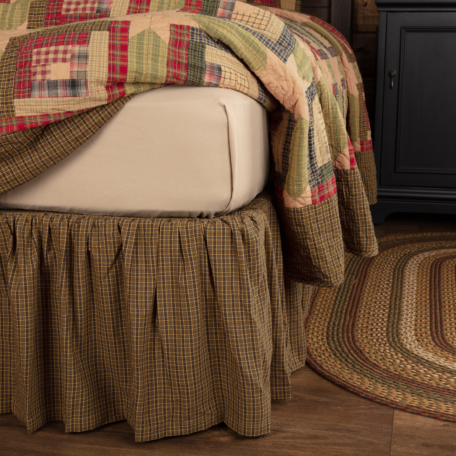 VHC Brands Tea Cabin 16" Bed Skirt & Reviews | Wayfair