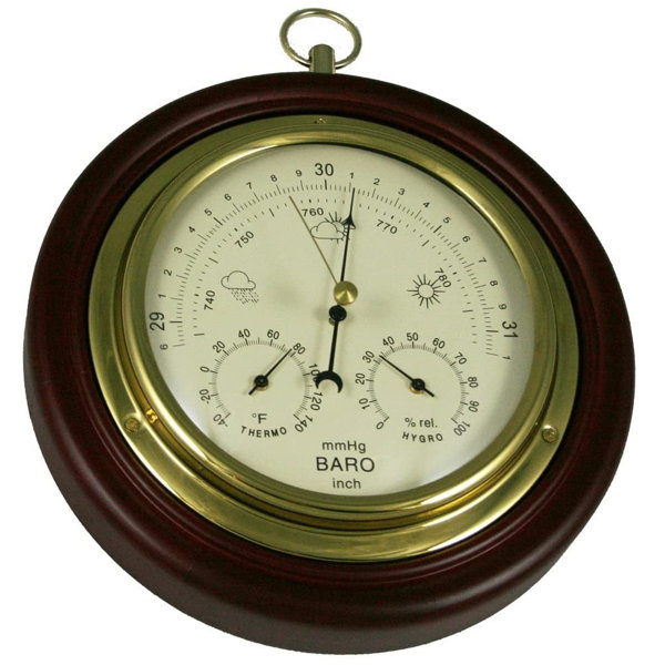 Ambient Weather Dial Barometer | Wayfair
