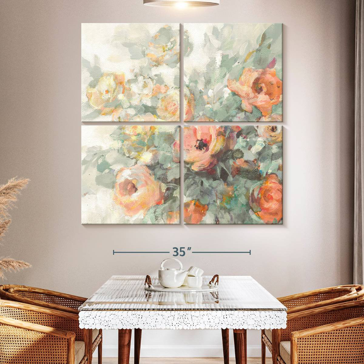 Wade Logan® Avery Ode To Spring Sage | Wayfair