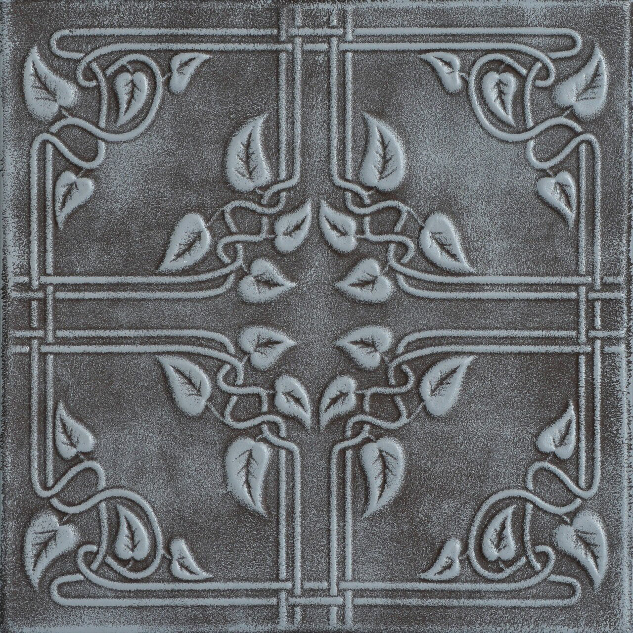A La Maison Ceilings Ivy Leaves 1.6 ft. x 1.6 ft. Polystyrene Glue-up ...