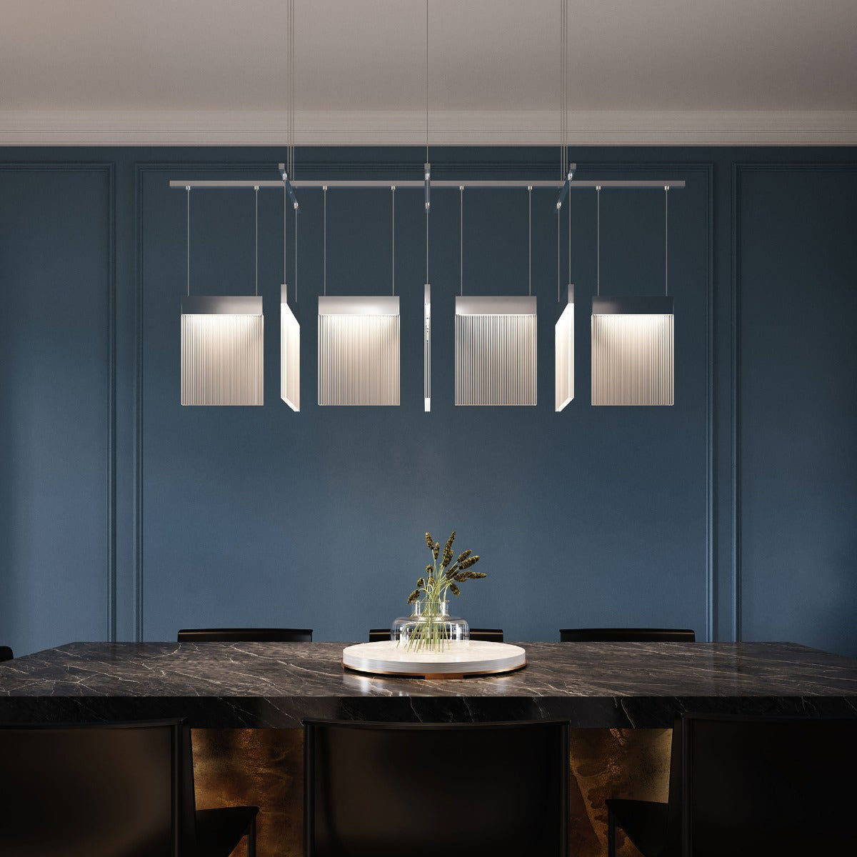 SONNEMAN V Panels 7 - Light LED Unique/Statement Pendant | Wayfair