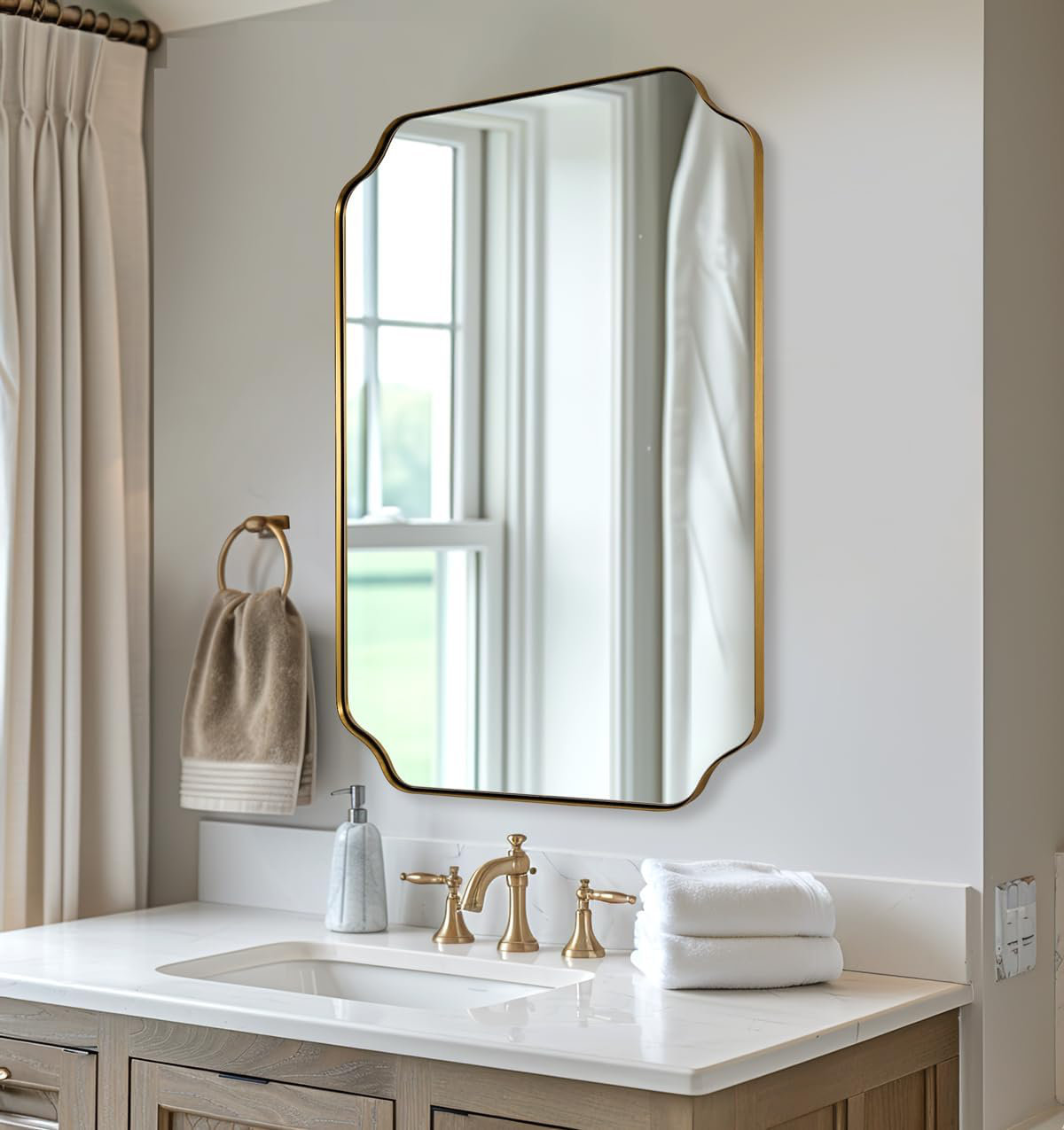 Winston Porter Contemporary Rounded Notched Corner Irregular Scalloped ...