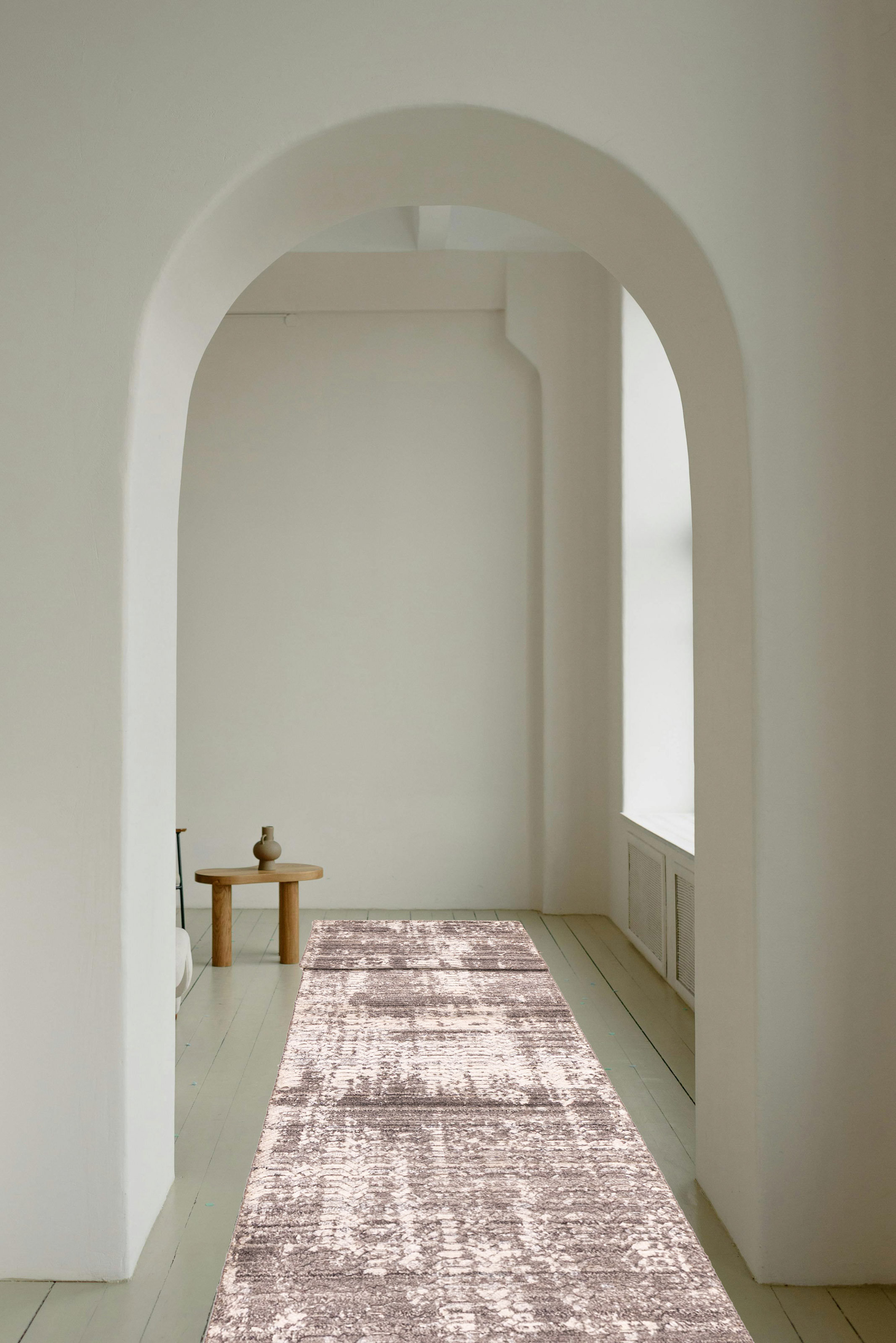 Isabelline Elysian Grey Rug 2'6" x 13'9" | Wayfair