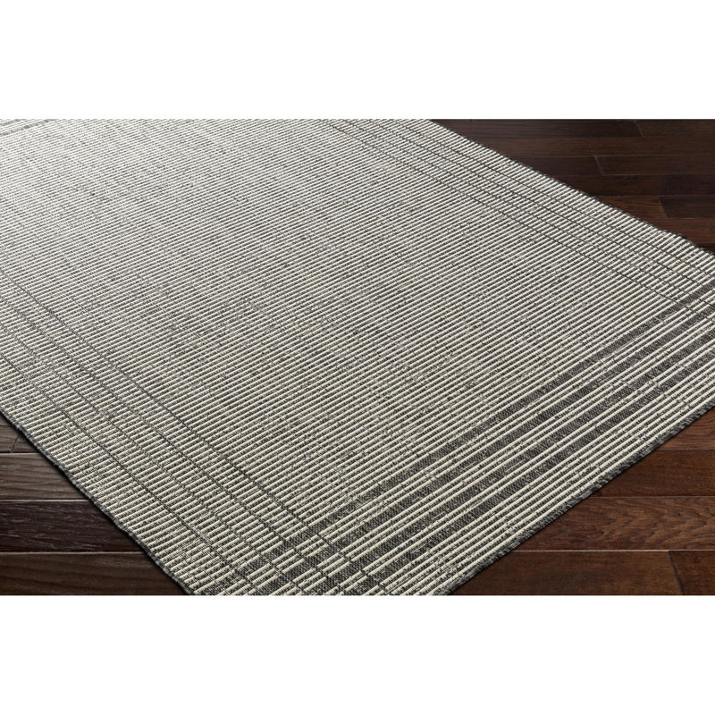 Gracie Oaks Dark Gray Indoor/Outdoor Rug | Wayfair