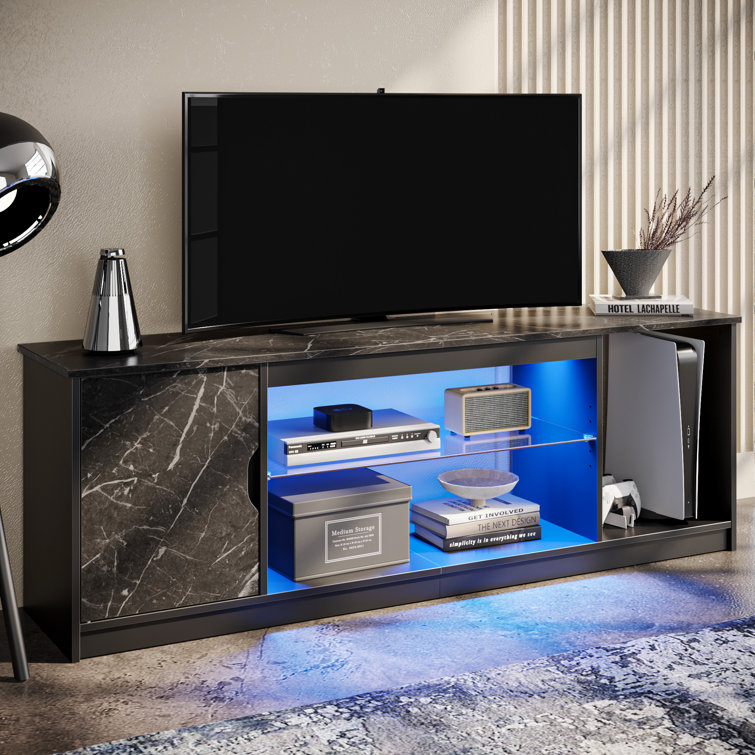 Benigno 58" Media Console, LED TV Stand for 65 Inch TV, Gaming ...