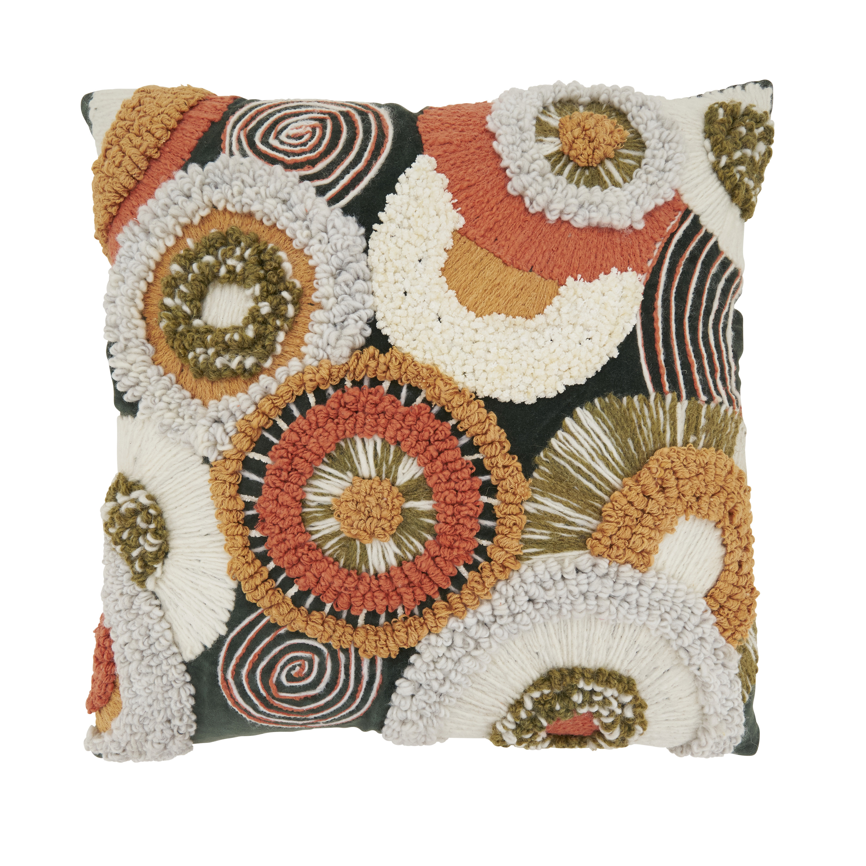 Saro Boho Circles Filled Throw Pillow | Wayfair