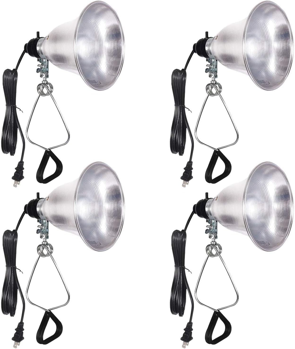 Simple Deluxe Clamp Lamp Light with 5.5 Inch Aluminum Reflector up to ...