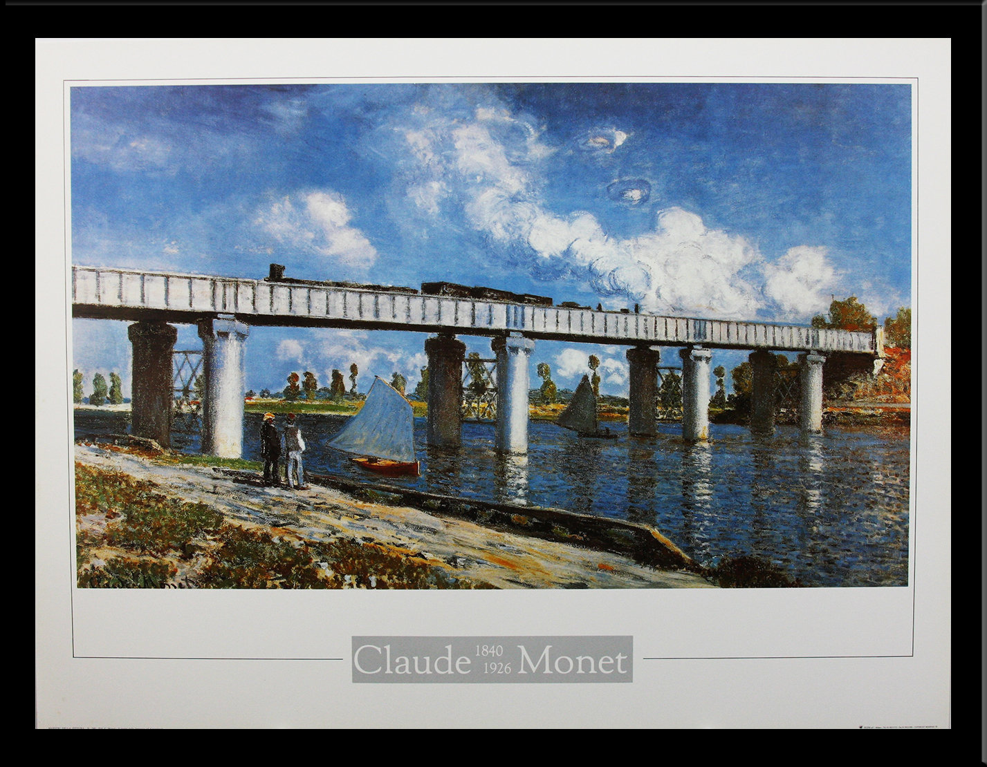 Vault W Artwork Museum Masters 'Il Ponte' by Claude Monet Framed ...
