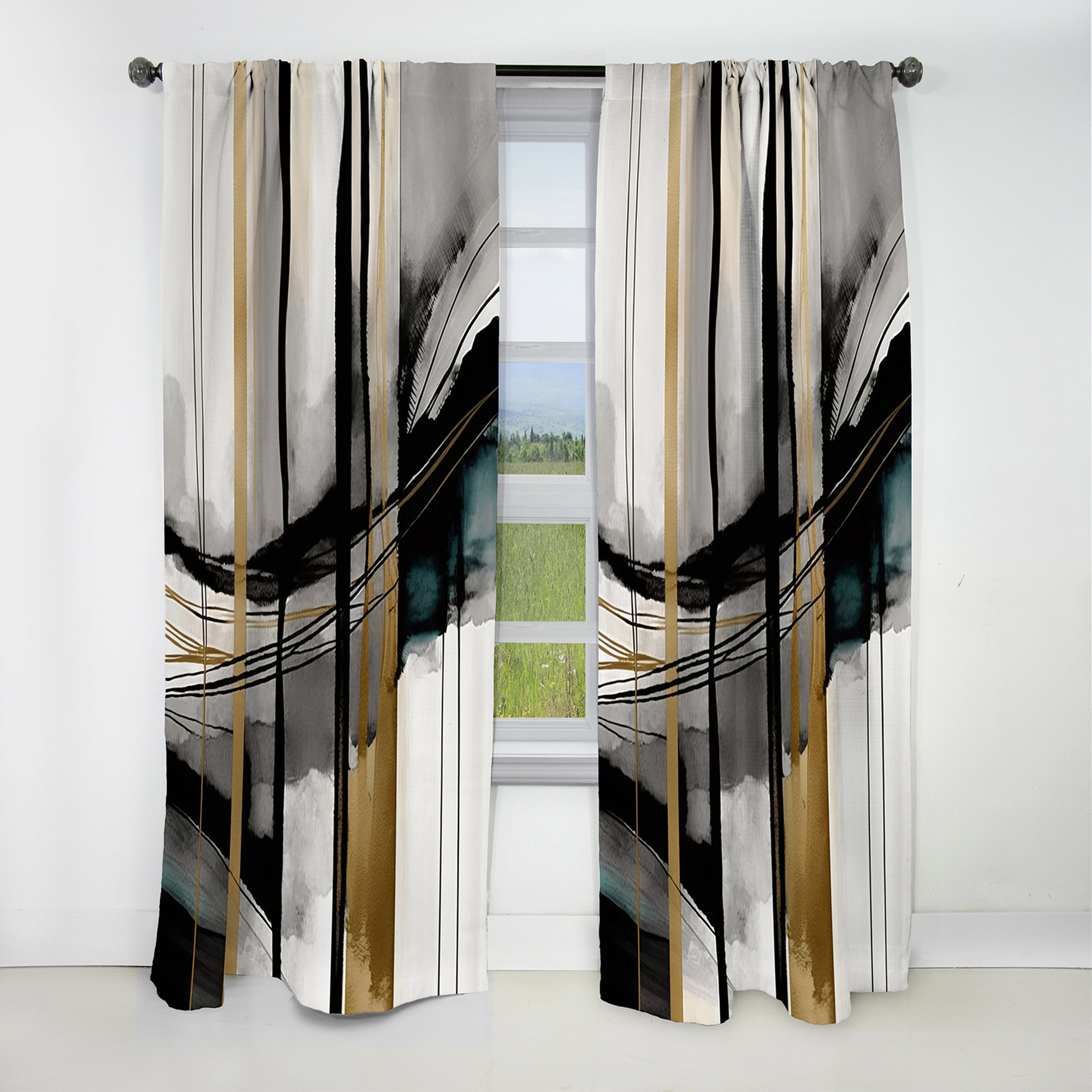 Design Art Abstract Transitional Modern Shapes II - Shapes Abstract ...