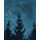 Harriet Bee Costello Forest Trees Night Scene 4-Piece Panel Peel Wall ...