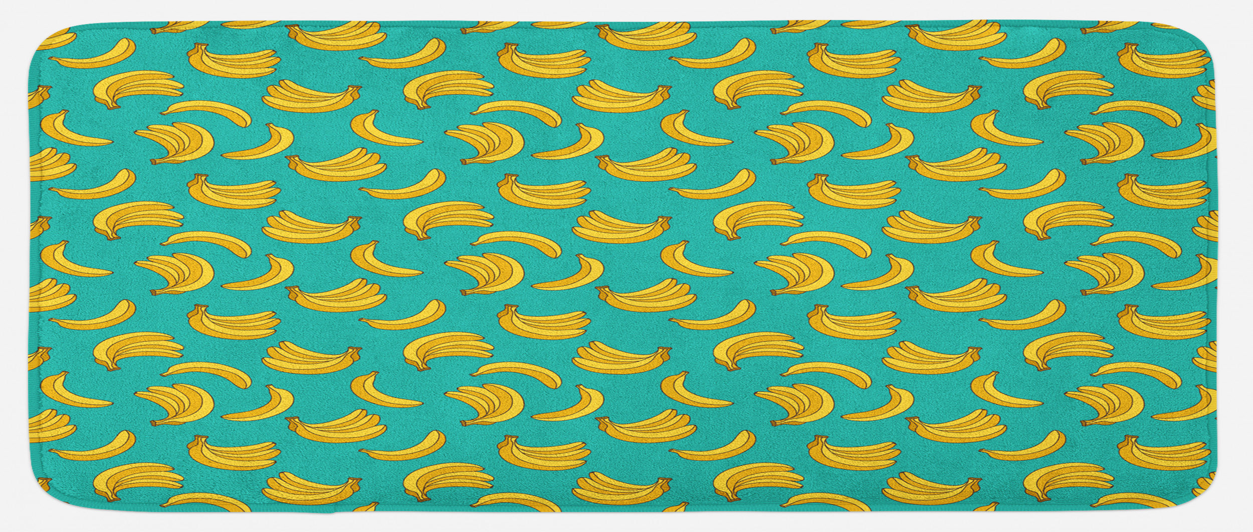 East Urban Home Tropical Bananas Pattern In Vivid Tones Exotic Style ...