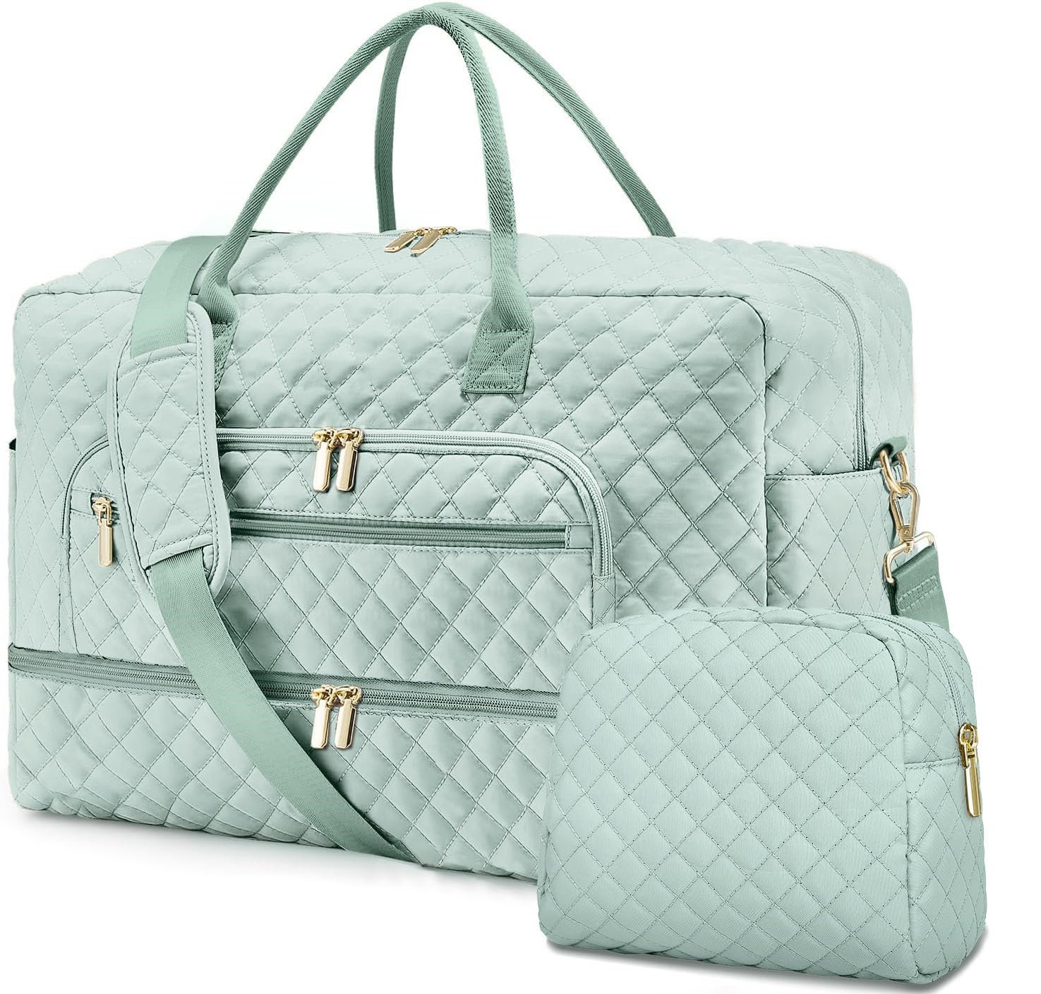 Arlmont & Co. Travel Duffle Bag Weekender - Carry-On Overnight Bag ...