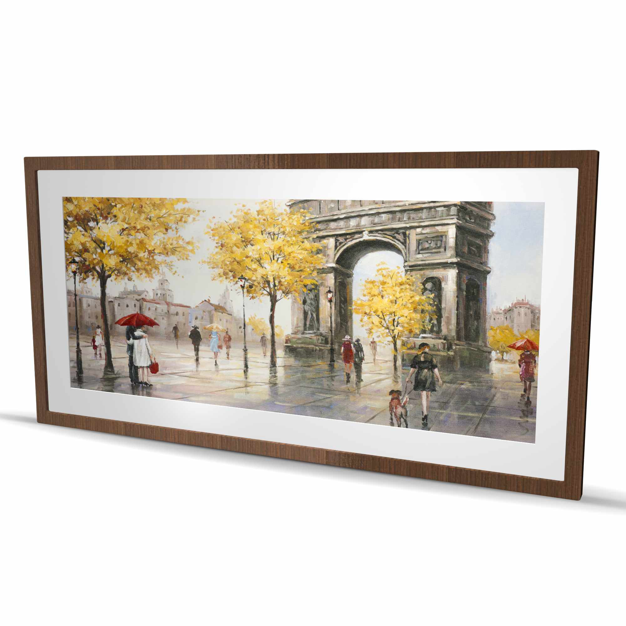Lark Manor™ Arc de Triomphe to Paris - Livingroom Trees Framed Print ...