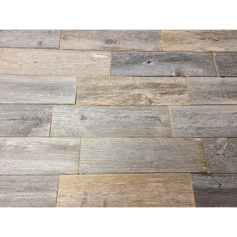 MAXAYA Wood Peel & Stick Rustic Reclaimed Barn Wood Paneling, R ...