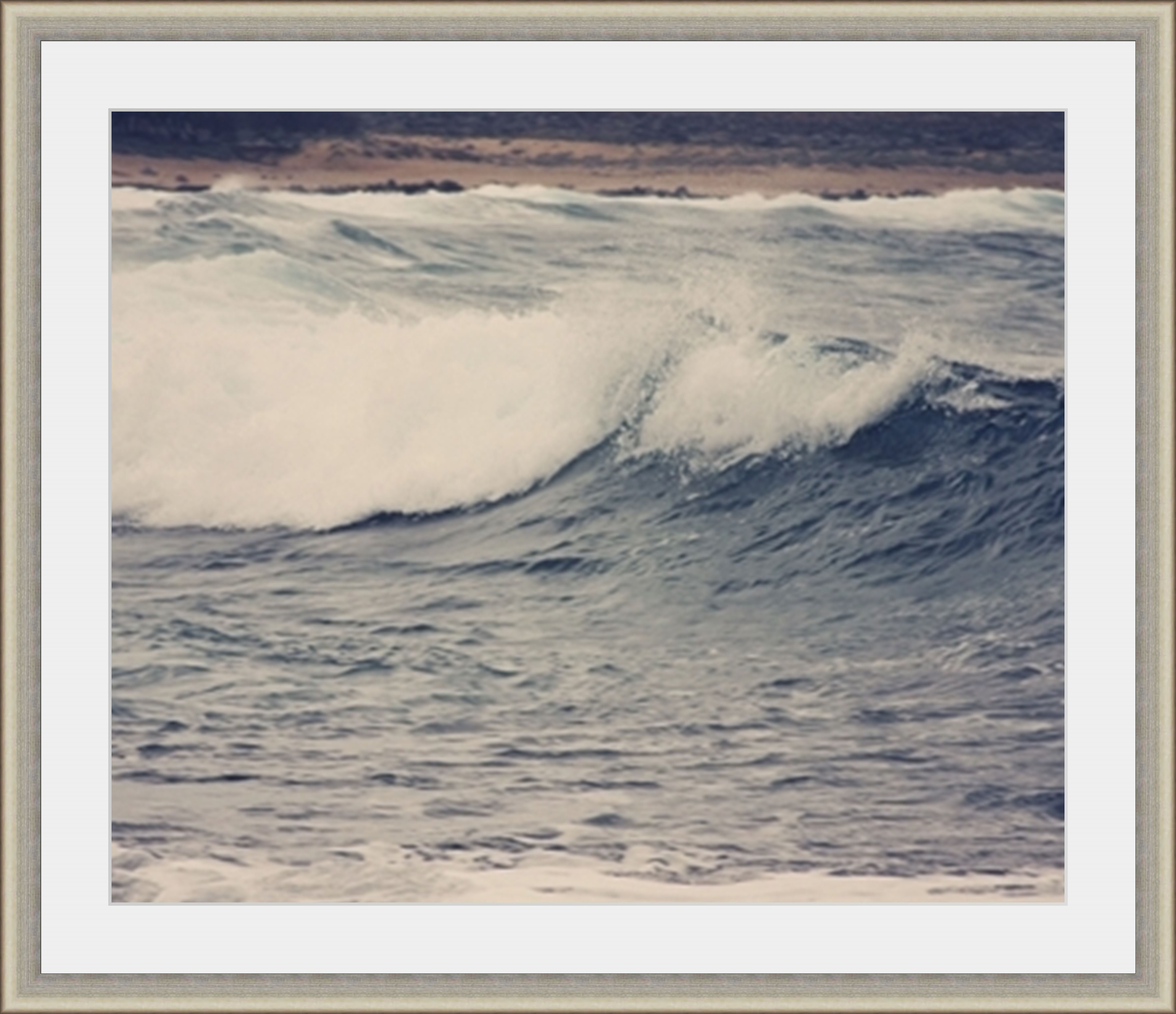 Highland Dunes 'Ocean Wave I' Framed Photographic Print | Wayfair