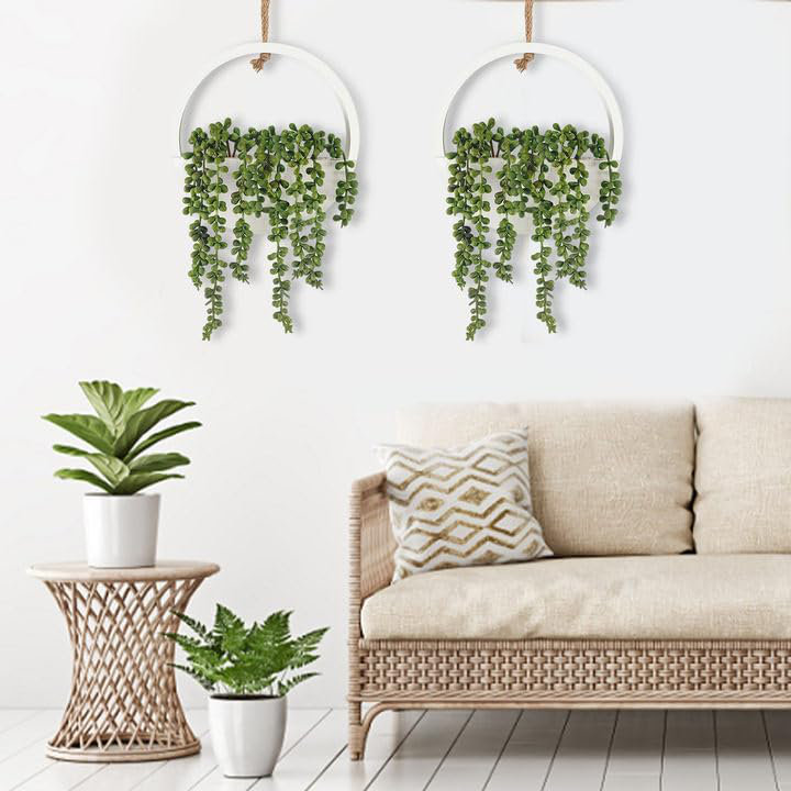 Mercer41 Artificial Hanging Succulents Wall Decoration | Wayfair