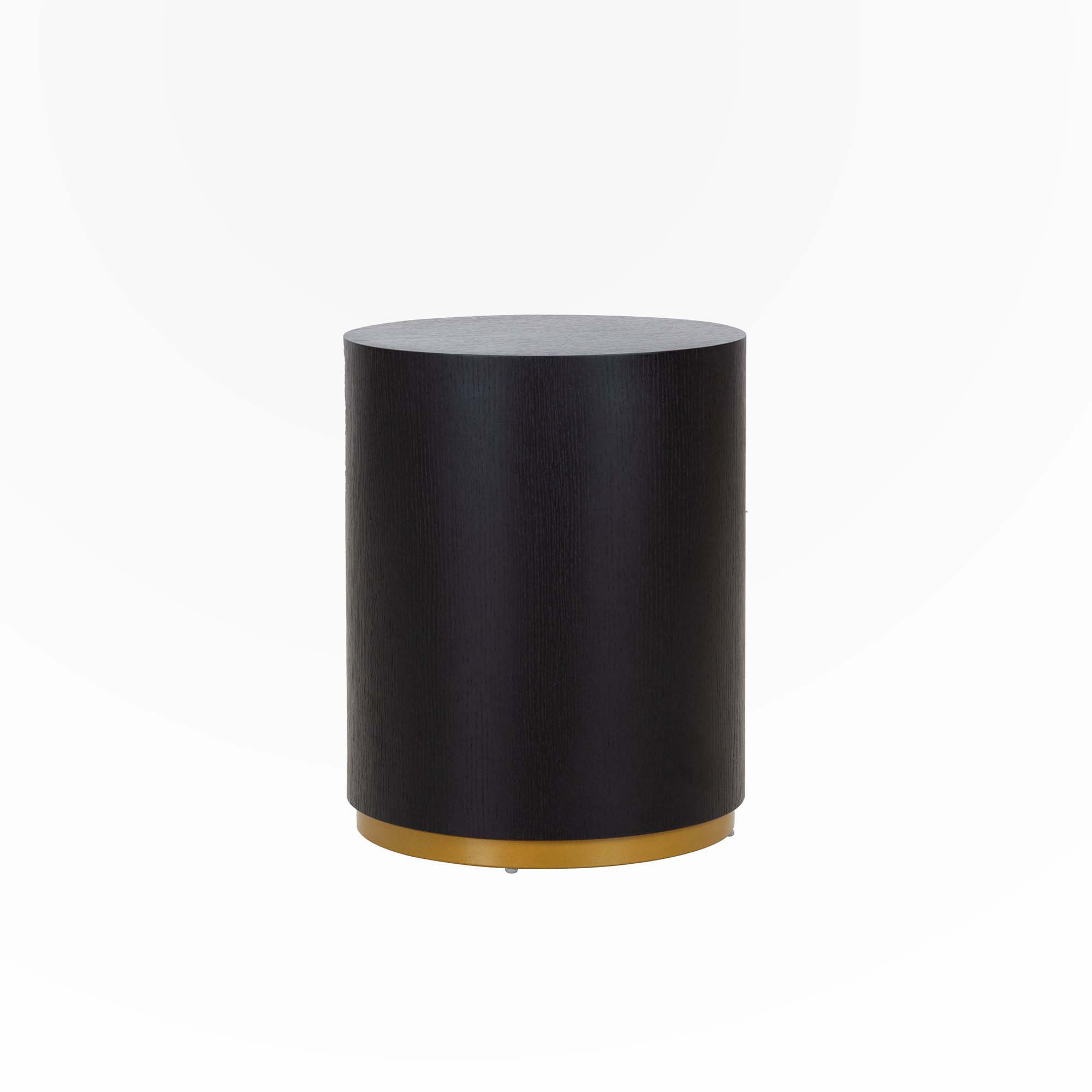 Everly Quinn Selbin Faux Wood Round Side Table - Wayfair Canada