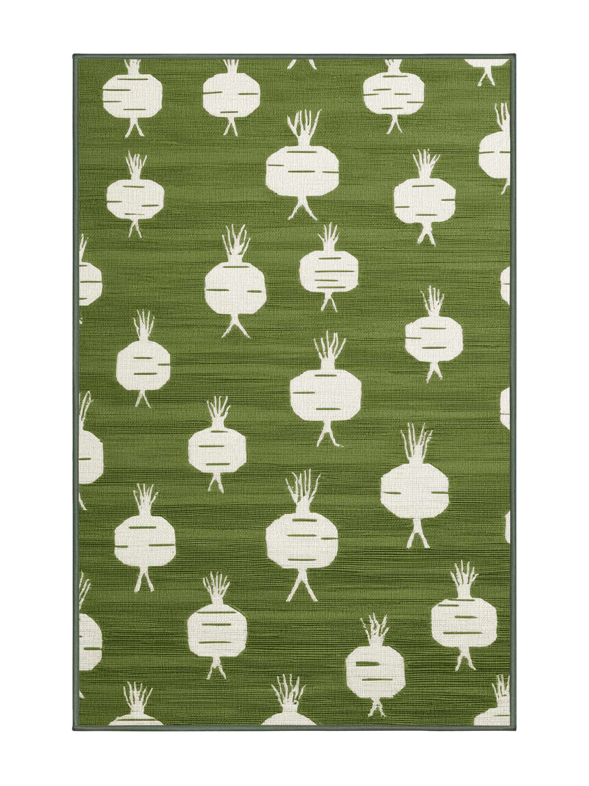Hokku Designs Washable Radish Daikon Vegetables Area Rug | Wayfair
