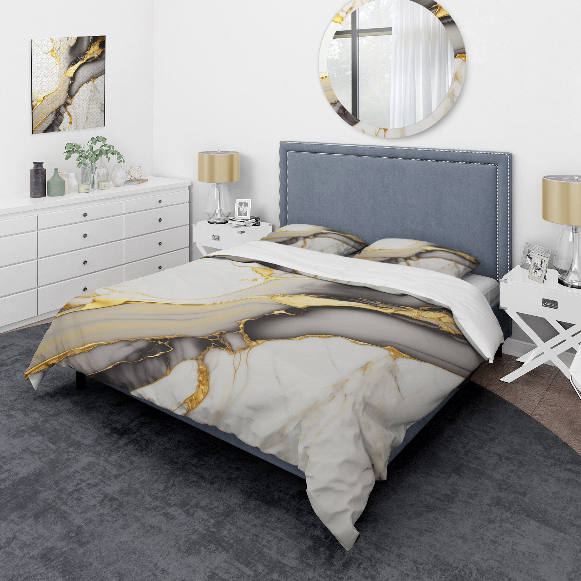 Design Art Microfiber / Polyester Duvet Cover Set | Wayfair