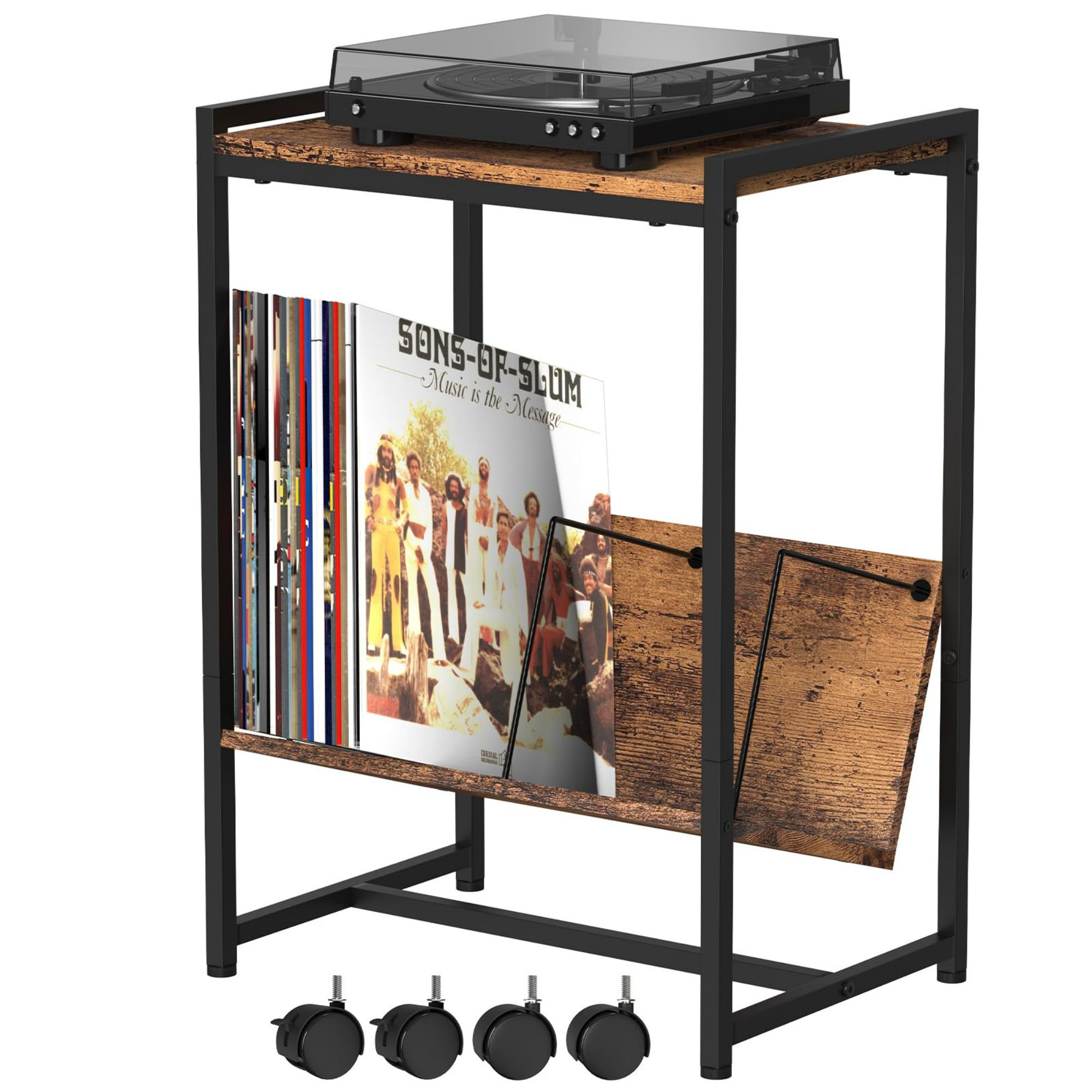 17 Stories Vinyl Record Storage Table - Wayfair Canada