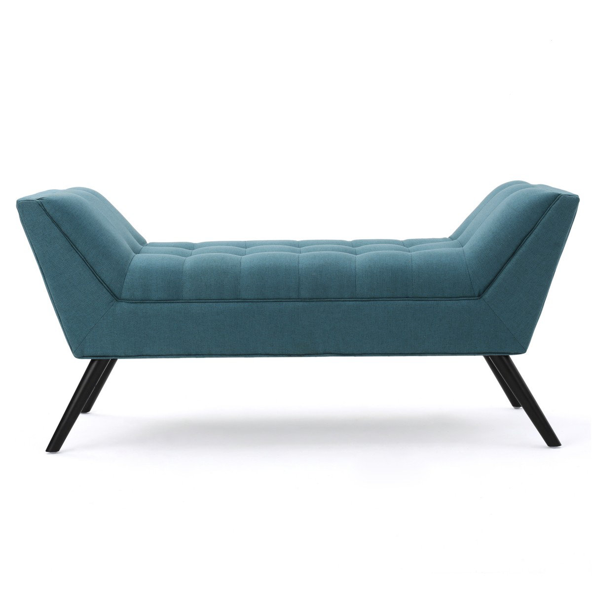 Corrigan Studio® Blue Metal + Polyester Bench | Wayfair