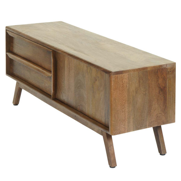 Union Rustic TV-Rack HWC-L96, Fernsehtisch Lowboard Kommode Schrank ...